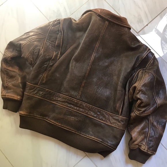 Outback Red | Jackets & Coats | Outback Red Leather Pilots Jacket Size ...